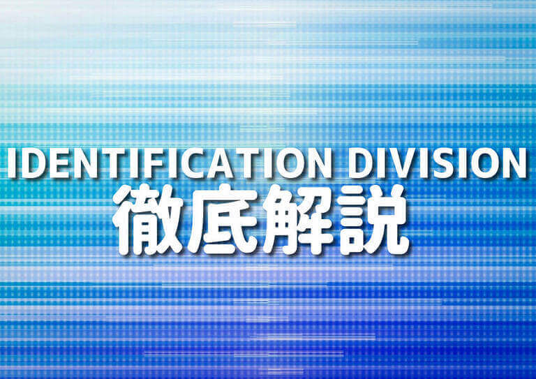 【COBOL】10ステップで学ぶIDENTIFICATION DIVISIONの基本 – Japanシーモア